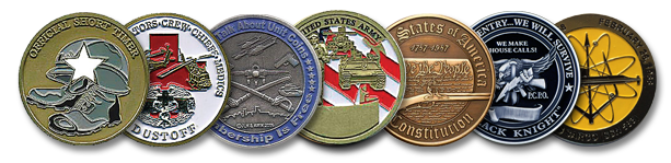 Military Challenge Coins - Max Lanyards | Custom Lanyards | Lanyards